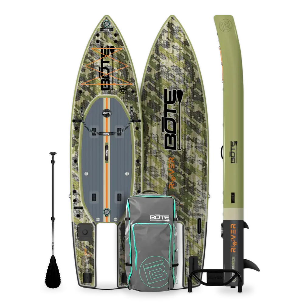 BOTE Rover AERO 12'6" Verge Camo Micro Skiff – Wild Coast Kayaks